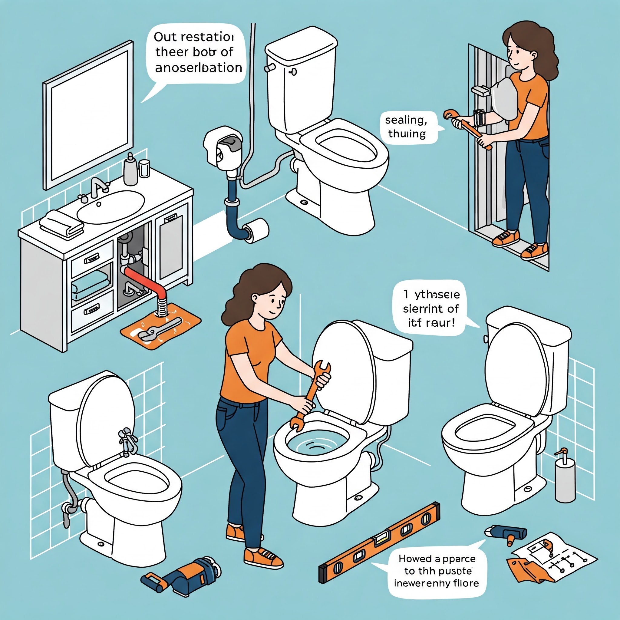 Easy 3 Step Toilet Installation